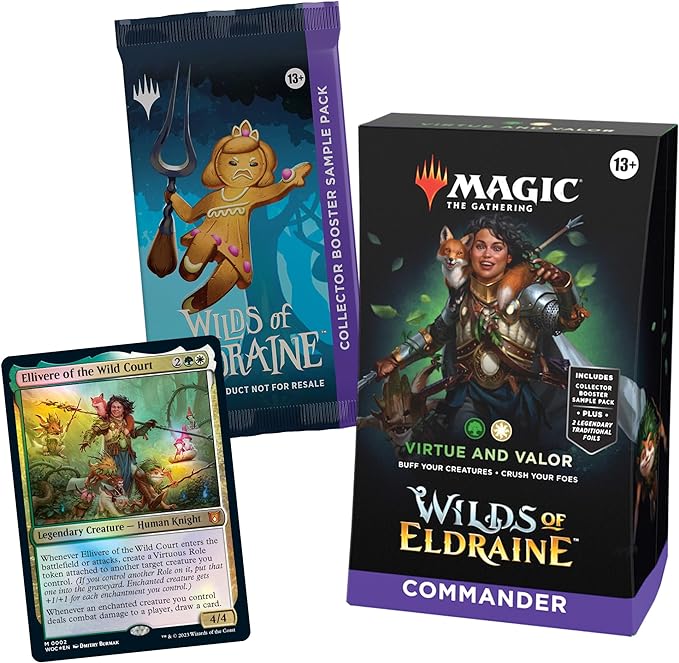 Magic the Gathering: Wilds of Eldraine Commander Deck - Virtue and Val ...