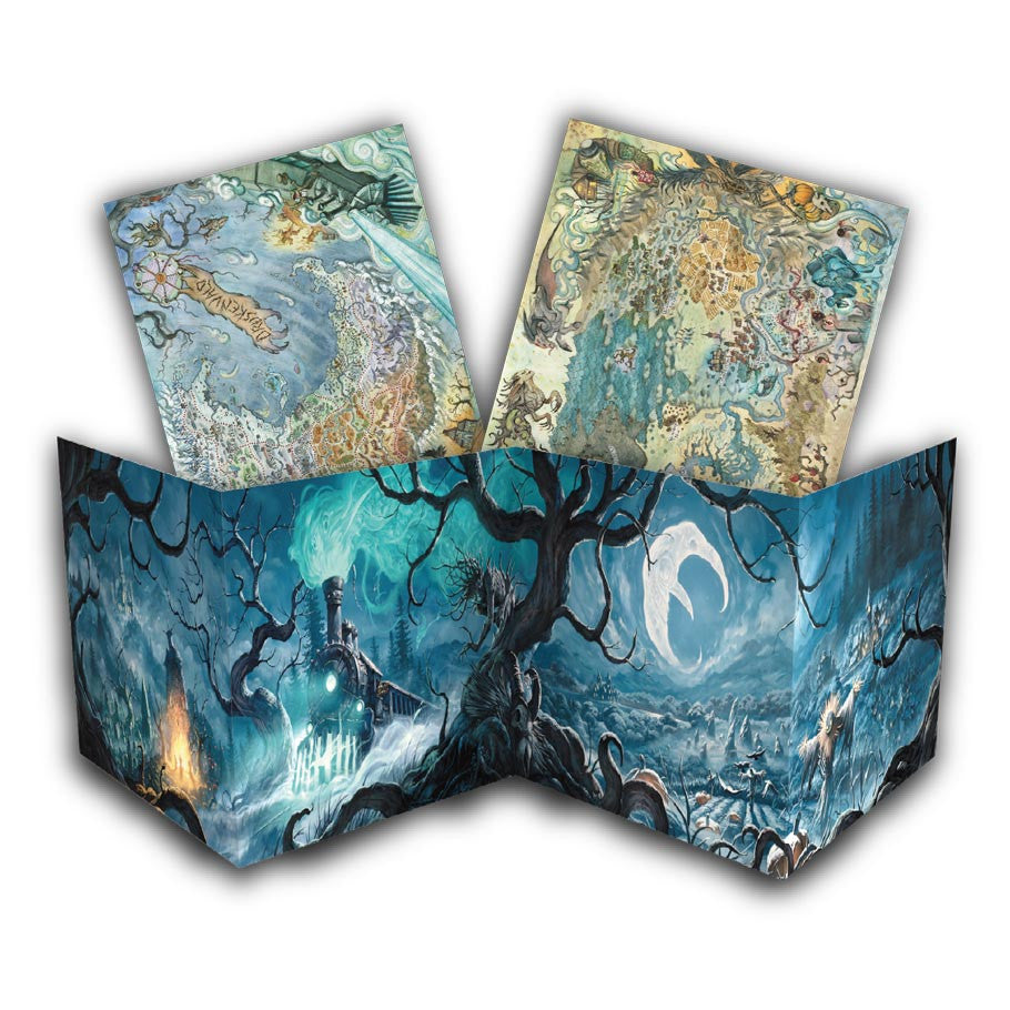 D&D 5E: The Crooked Moon: Wickermoor GM Screen & Maps — Game Haven
